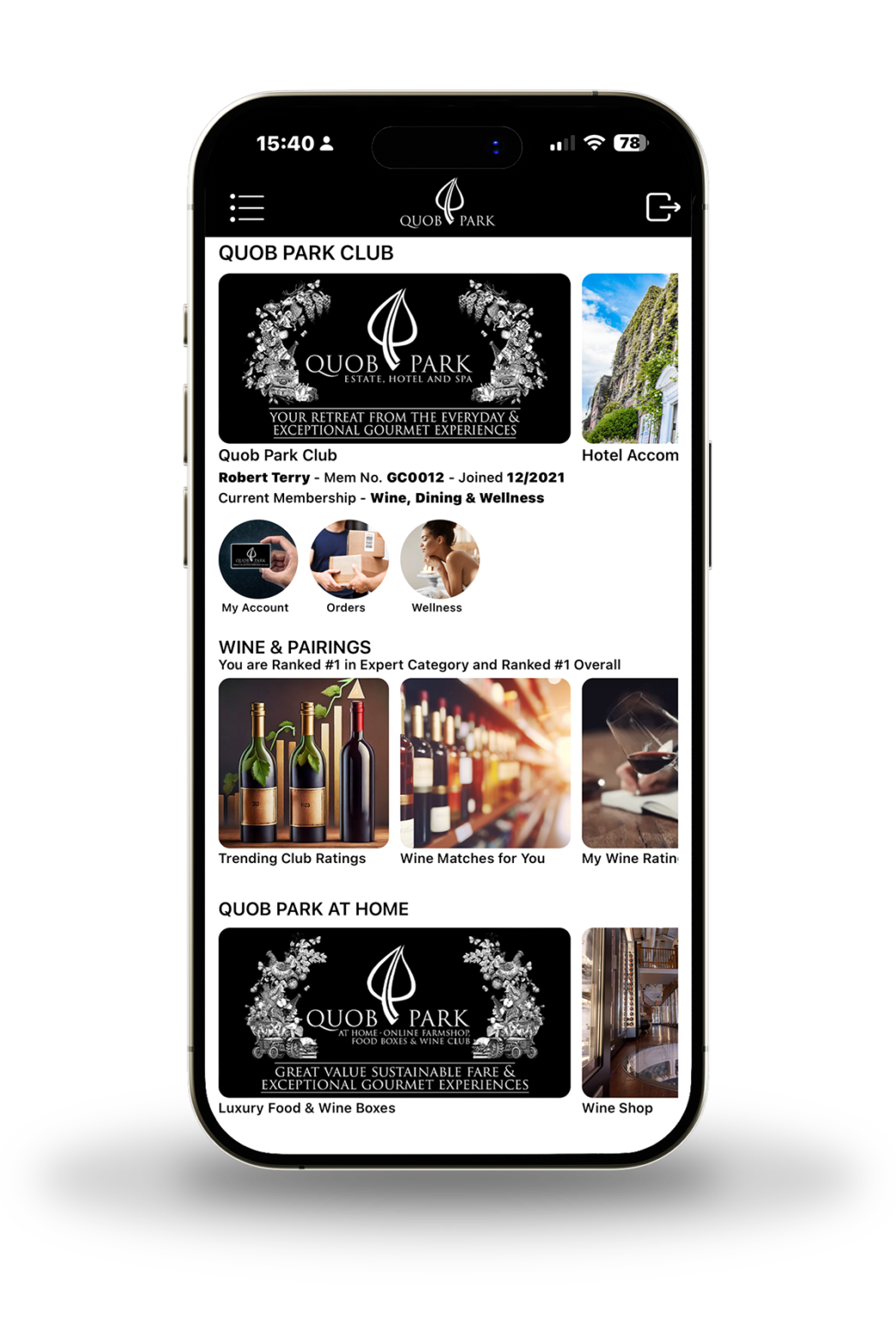 Quob Park Lifestyle Club | Gastronomy balanced with Your Wellness